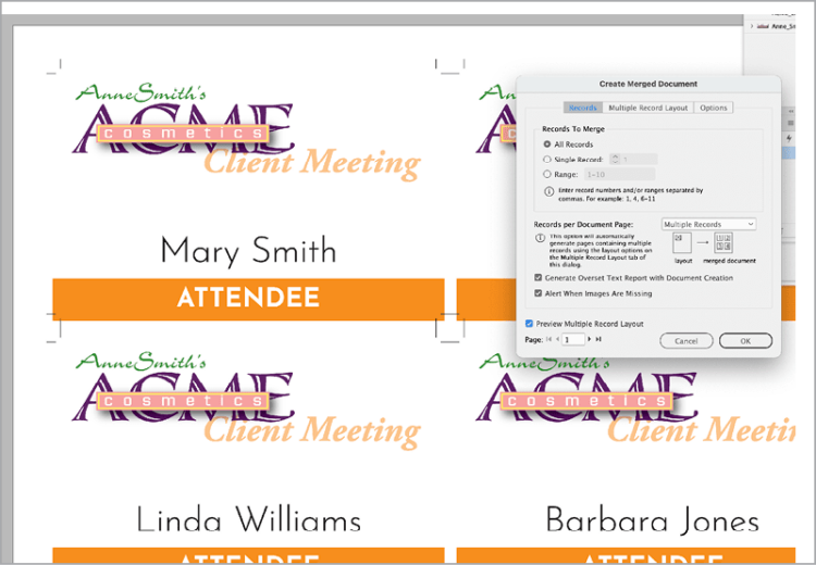 Getting Started with Data Merge in InDesign