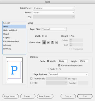 Three Previews in the Print Dialog Box | CreativePro Network