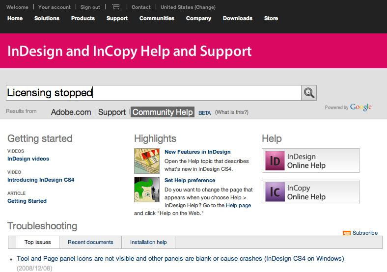 Troubleshooting the “Licensing Stopped” Error | CreativePro Network