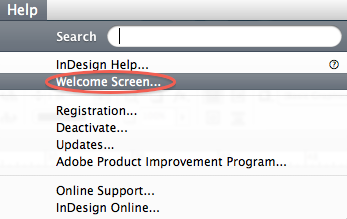 Bringing Back the Welcome Screen | CreativePro Network
