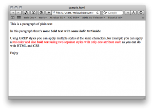 Using GREP Styles to Format HTML Code in InDesign | CreativePro Network
