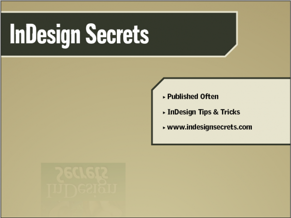 Bringing Animation from InDesign CS5 into a PDF… with the help of a ...