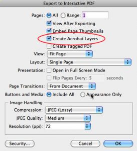 Changing Layer Visibility in an Interactive PDF | CreativePro Network
