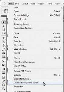 How to Disable Background Tasks in InDesign