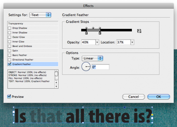 Applying Transparency to Text | CreativePro Network