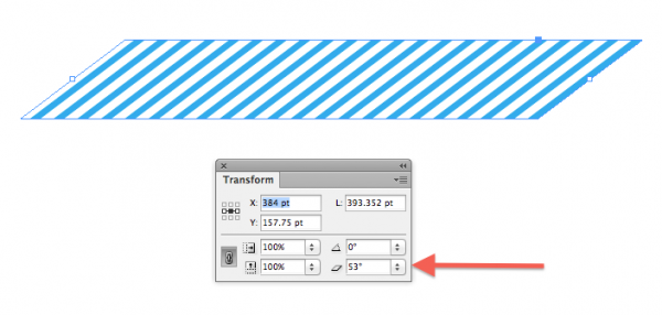 Making Slanted Strokes