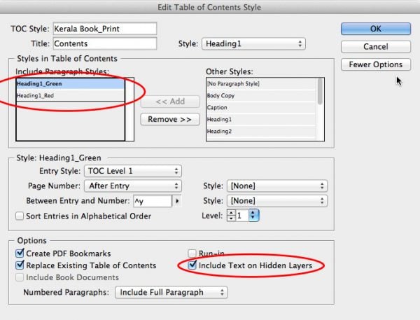 Three Small TOC Tricks | CreativePro Network