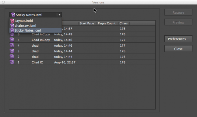 Story Versioning in InCopy | CreativePro Network