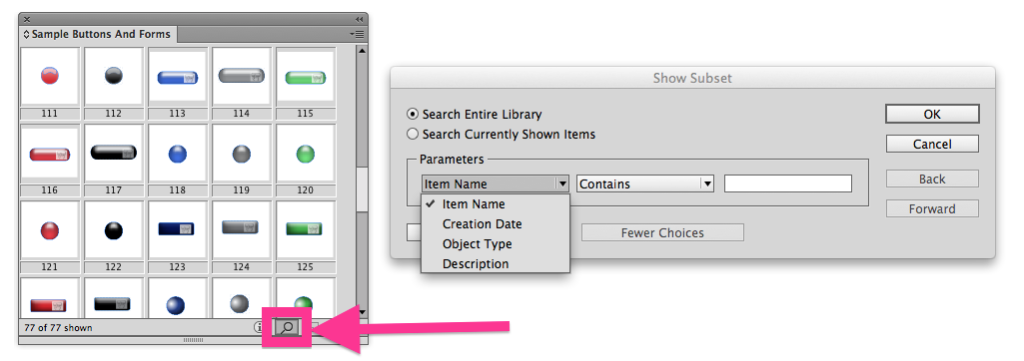 An Improved Sample Buttons and Forms Library Panel | CreativePro Network