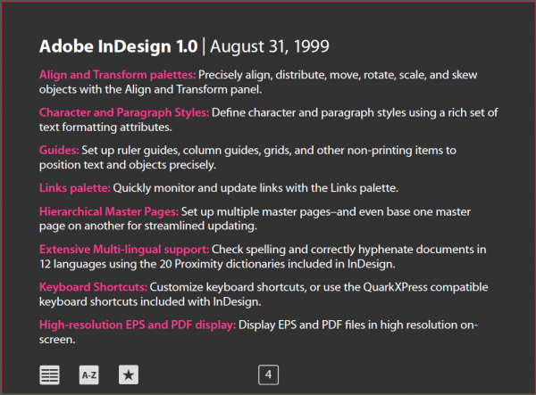 InDesign New Features Guide Updated Back to Version 1 | CreativePro Network