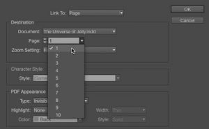 Linking to a Page in Another InDesign Document | CreativePro Network