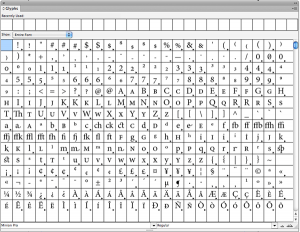 Working With Custom Glyph Sets | CreativePro Network