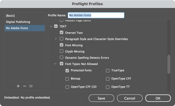 Avoiding Problems with Adobe Fonts
