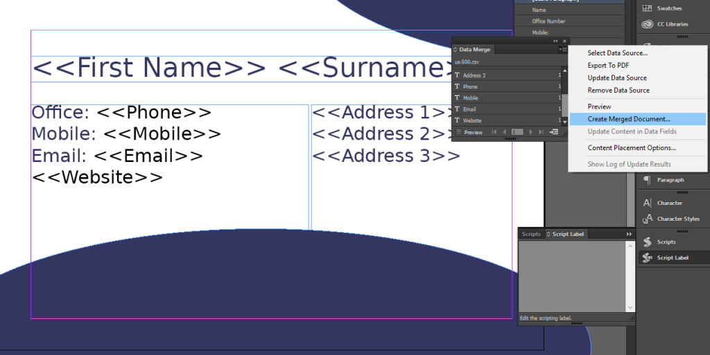 A Data Merge Trick to Remove Unwanted Lines