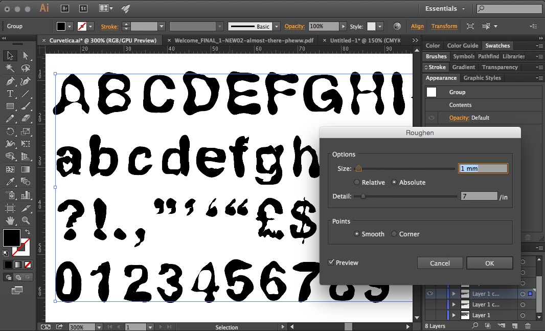 Create Fonts In Illustrator CC With Fontself CreativePro Network