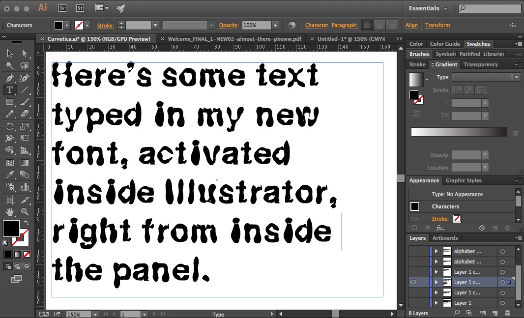 Standard Adobe Illustrator Fonts Karmadiki