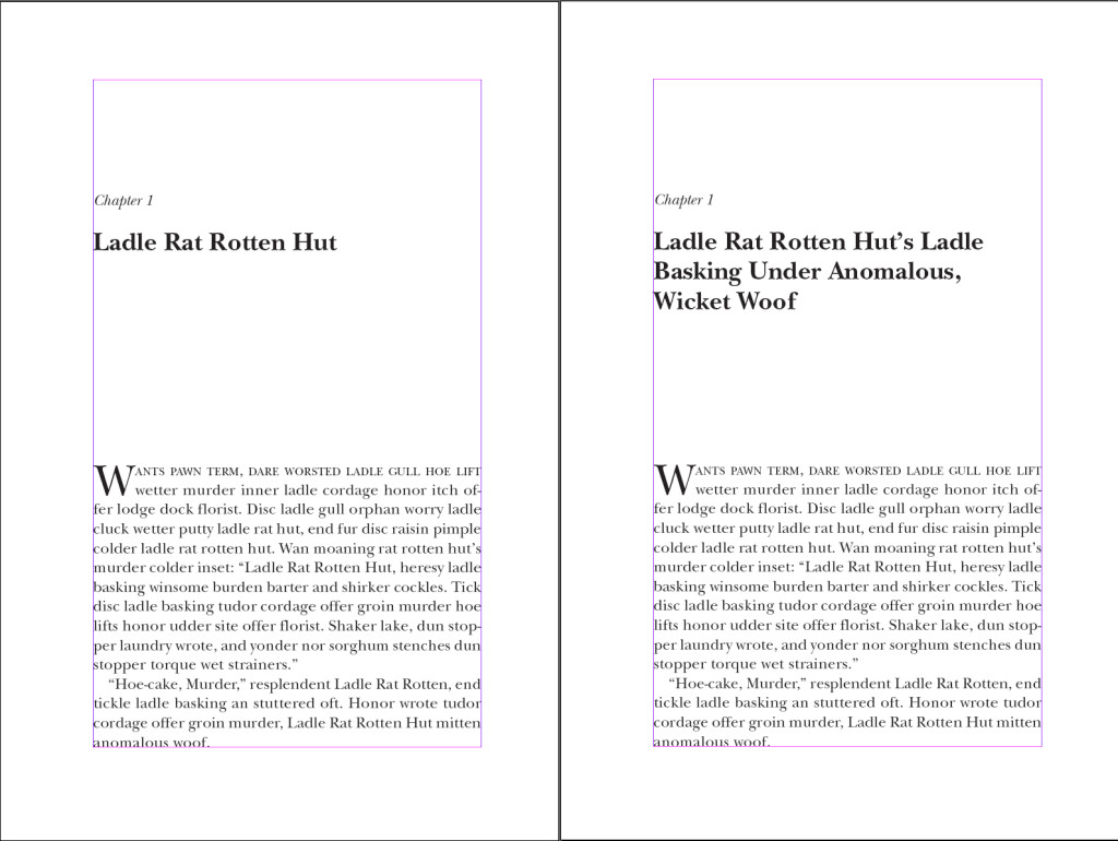 Starting Chapter Text at a Fixed Position on the Page | CreativePro Network