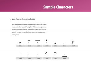 InDesign Hidden Characters Font | CreativePro Network