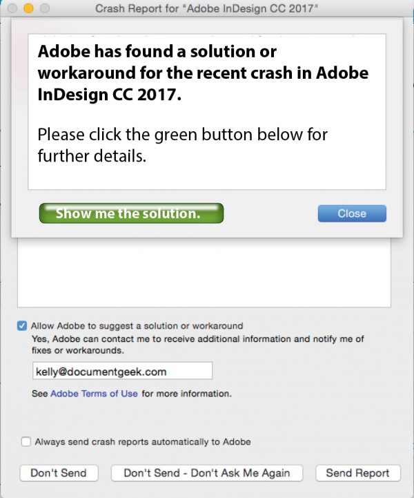 A Fix for the Dreaded Quick Apply Crash in CC 2017 | CreativePro Network