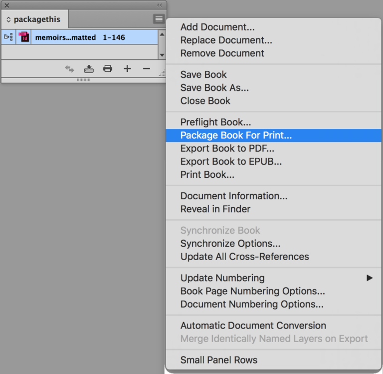 Packaging Graphics on the Pasteboard with the Book Panel | CreativePro ...