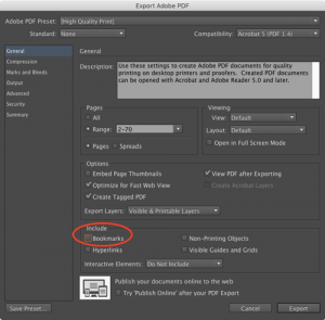 Tip of the Week: Use Bookmarks to Navigate Inside InDesign Documents ...