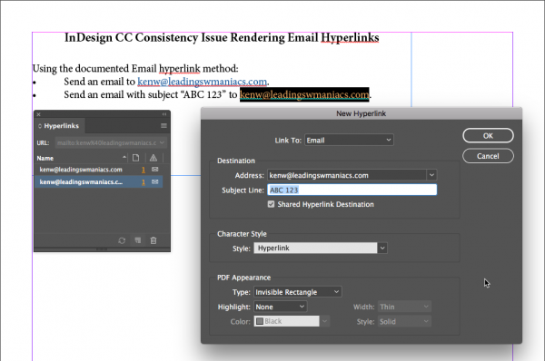 A Fix For InDesign’s Email Hyperlink Problem | CreativePro Network