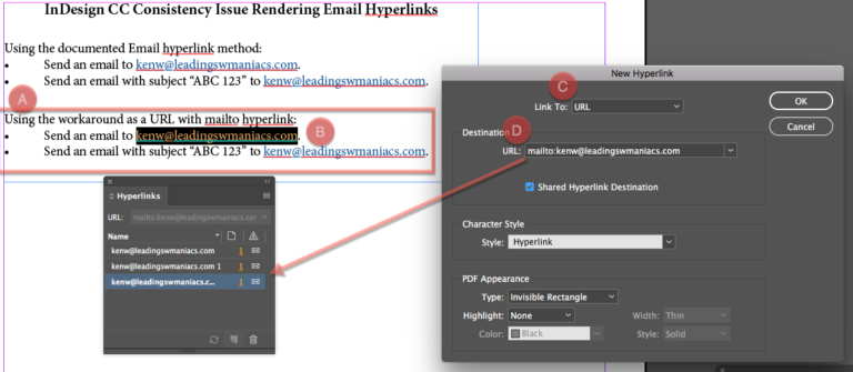 A Fix For InDesign’s Email Hyperlink Problem | CreativePro Network