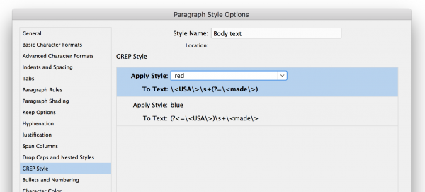 Formatting Important Phrases in InDesign with GREP | CreativePro Network