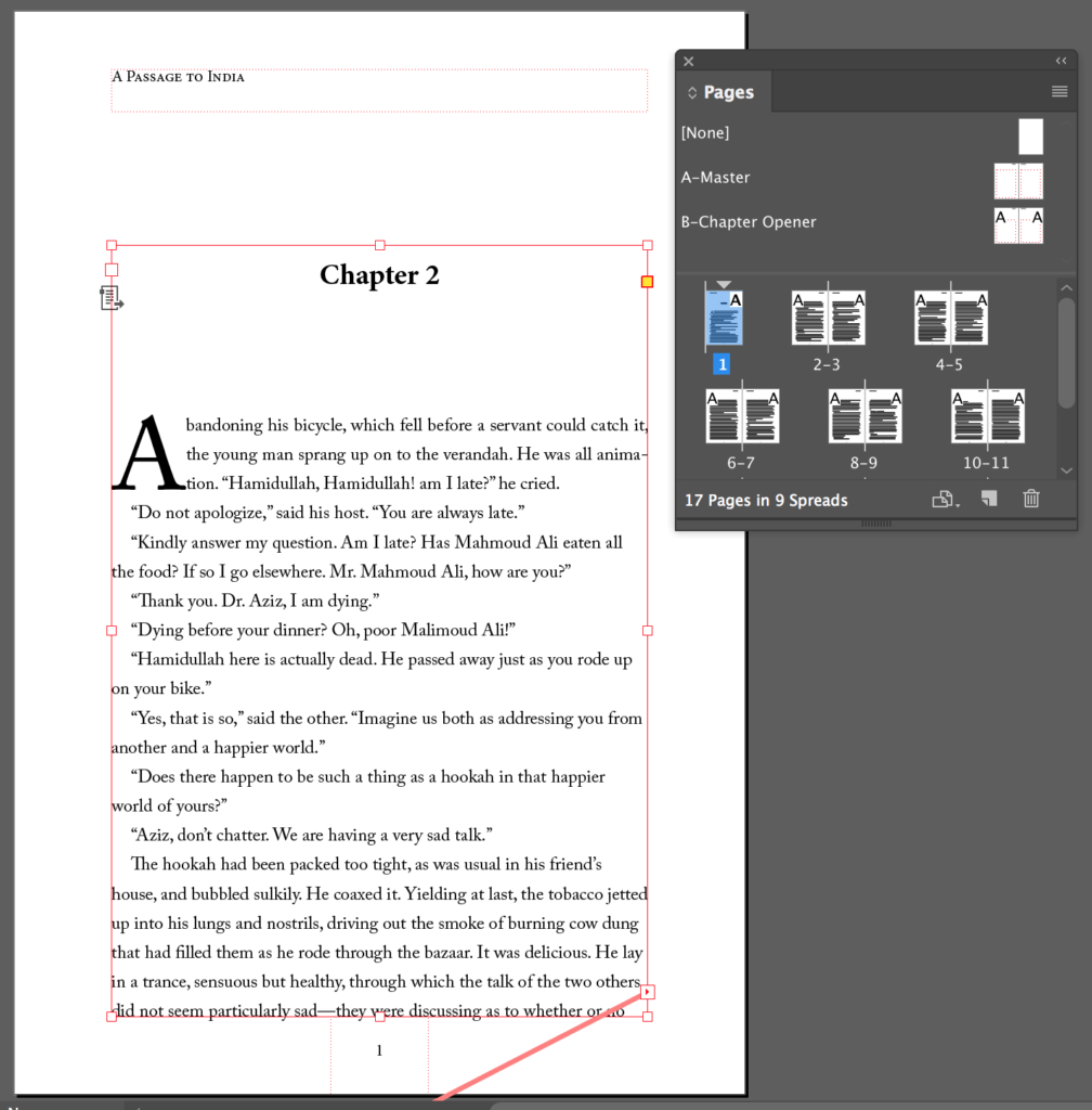 InDesign Basics: Primary Text Frames