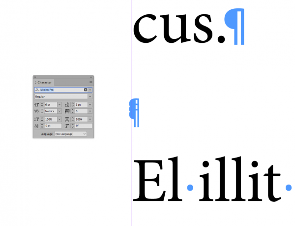 Making Hidden Characters More Subtle | CreativePro Network