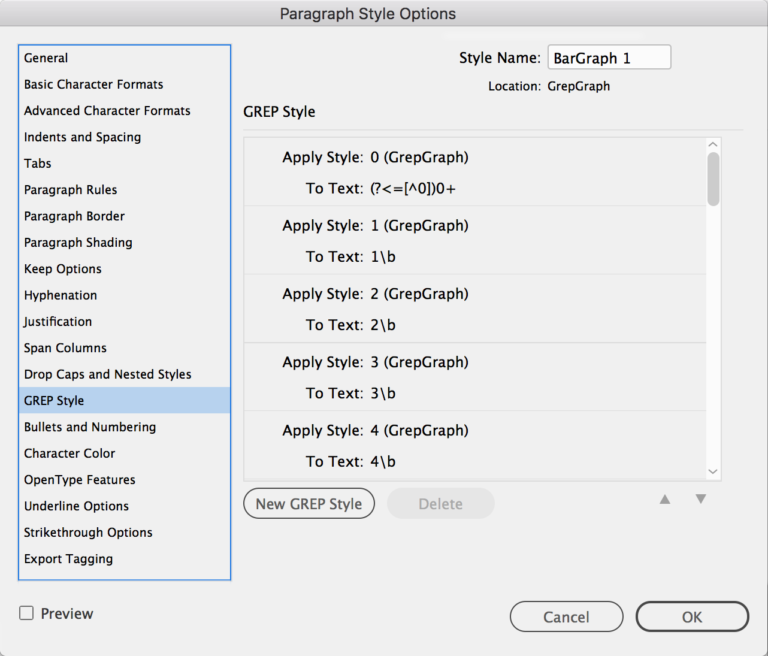 A Script for Making Bar Graphs with GREP | CreativePro Network