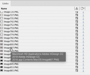 The Links Panel Reveals Information About Embedded Graphics ...