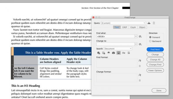 Tip of the Week: How to Find Tables With Find/Change