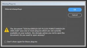 A Solution for Packaging Files With Missing Plug-ins