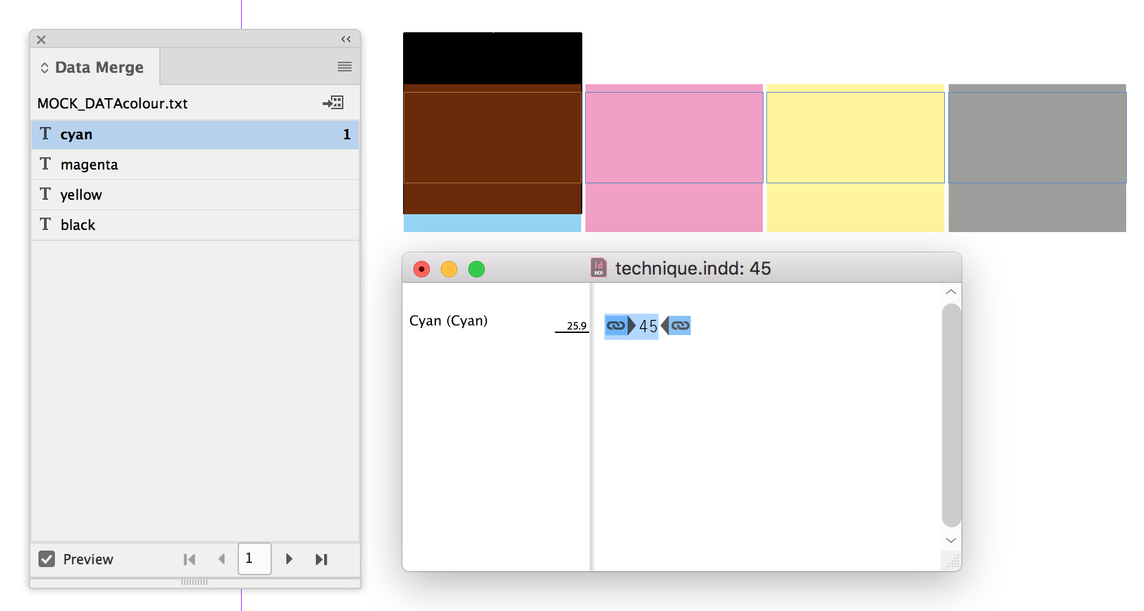 Applying Any CMYK Color During a Data Merge | CreativePro Network