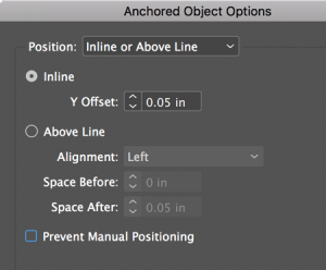 Working with Anchored Objects in InDesign