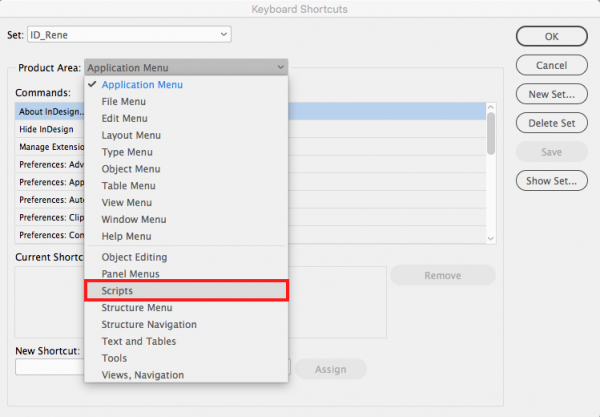Assigning Keyboard Shortcuts to Scripts | CreativePro Network