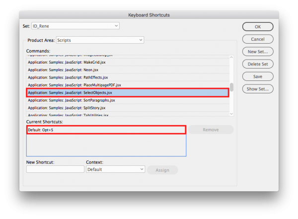 Assigning Keyboard Shortcuts to Scripts | CreativePro Network