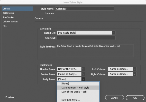 InStep: Using Table Styles and Cell Styles