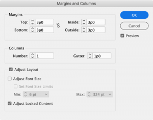 Resizing InDesign Layouts