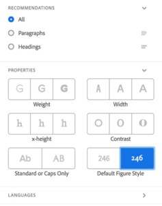 How to Find Fonts With Specific OpenType Features on Adobe Fonts