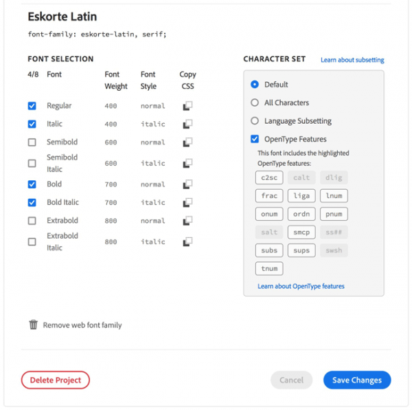 How to Find Fonts With Specific OpenType Features on Adobe Fonts ...