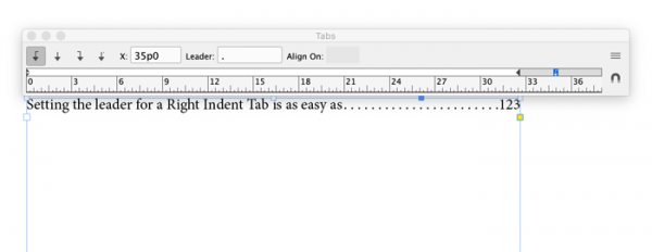 InDesign 101: Tabs | CreativePro Network