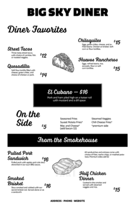 InDesign Template: Restaurant Menu | CreativePro Network