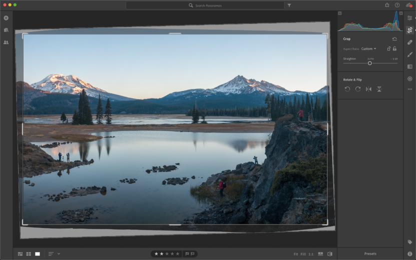 How to Create Panoramas in Lightroom