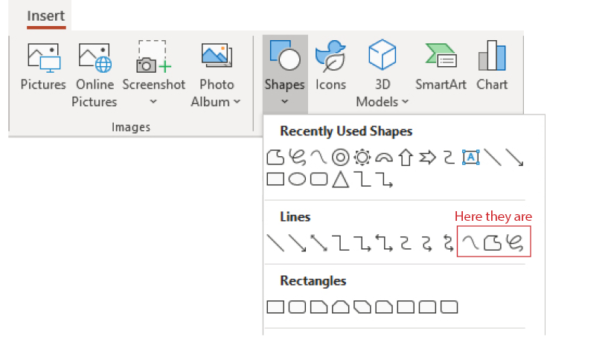 How to Draw with the Curve, Freeform and Scribble Tools in PowerPoint ...