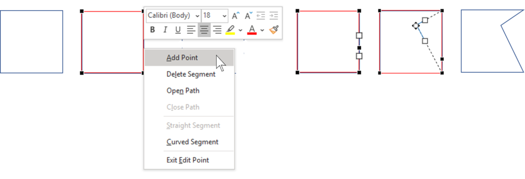 How to Edit Shapes in PowerPoint with the Edit Points Command