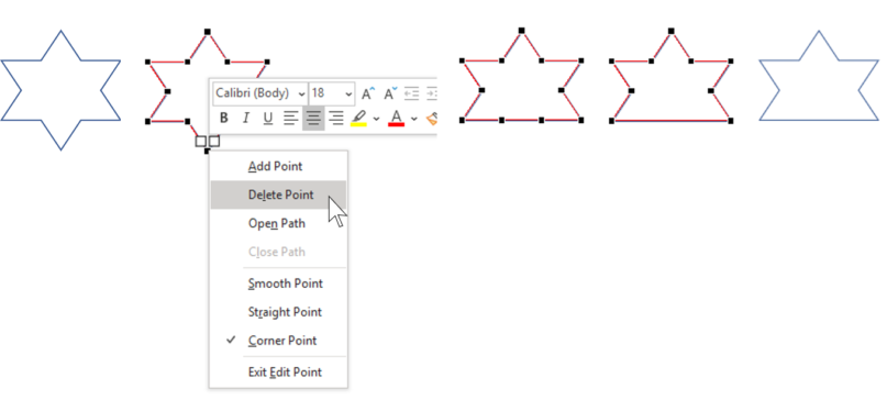How to Edit Shapes in PowerPoint with the Edit Points Command