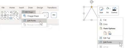 How to Edit Shapes in PowerPoint with the Edit Points Command
