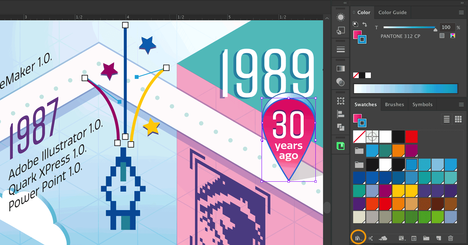 Building an Isometric Timeline of Modern Milestones in Design and ...